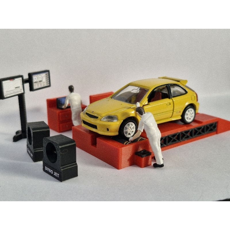 Props Dyno 4wd Scene Assembly Model For 1/64 Scale Cars | Shopee ...