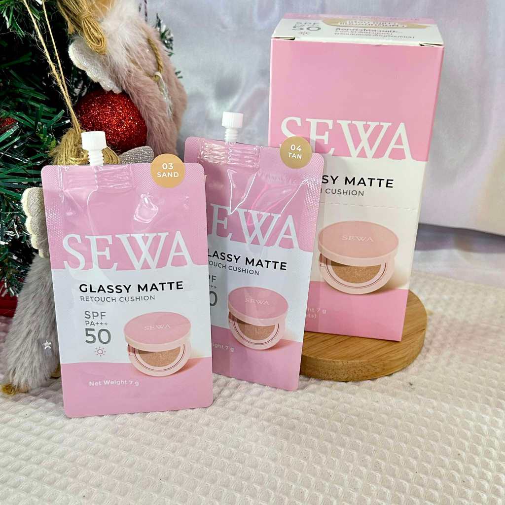 (Sachet) Sewa Cushion Glassy Matte Retouch SPF50 PA +++ [7 g.] | Shopee ...