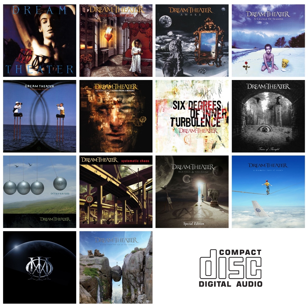 CD Audio High Quality International Music Dream Theater 14 Albums ...