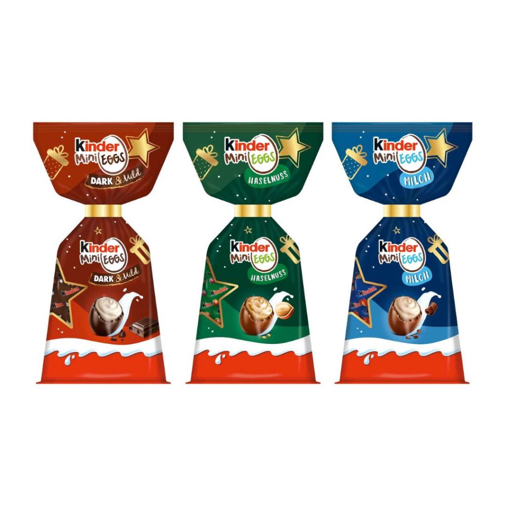 Kinder Mini Eggs Chocolate Oval Weight 85 Grams There Are 3 Flavors ...