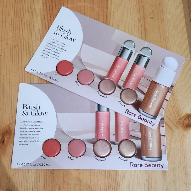 Rare Beauty Blush & Glow Sample Set 0.5ml x 4 Tester | Shopee Philippines