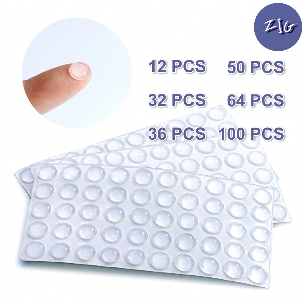 Shockproof Silicone Button Trim Head/Round Non-Slip Super Sticky Glue ...