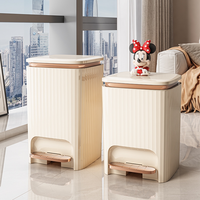 HOGO 『New style 』10/15L Trash Can Good Sealing Plastic Garbage Bin ins ...