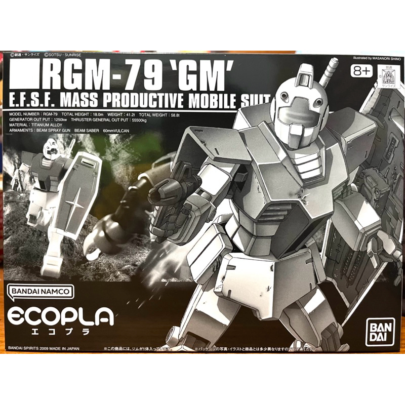 Gunpla ECOPLA HGUC 1/144 RGM-79 GM | Shopee Philippines