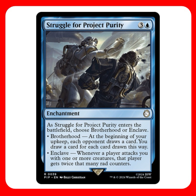 [MTG] Struggle for Project Purity [PIP] [BLUE] [RARE] [NORMAL] [ENG ...