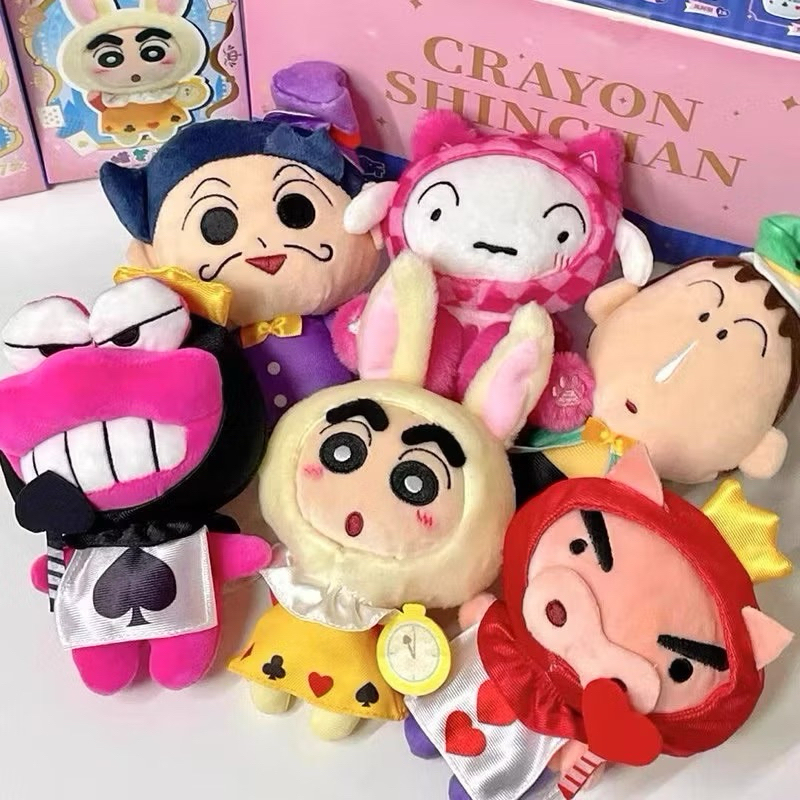Shop Get 1 Piece Crayon Shinchan x Alice in Wonderland Series Plush ...