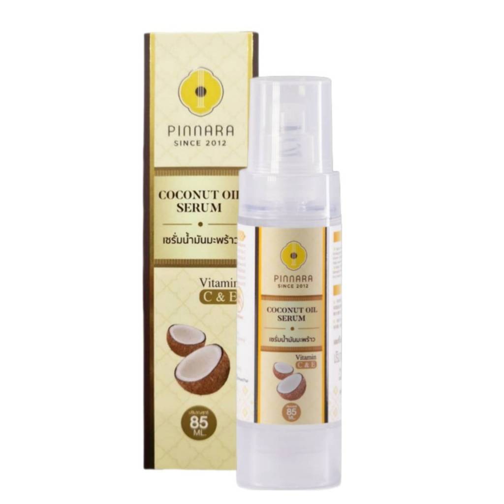 PINNARA COCONUT OIL SERUM Vitamin C & E Skin Hair Face Volume 85 Ml ...