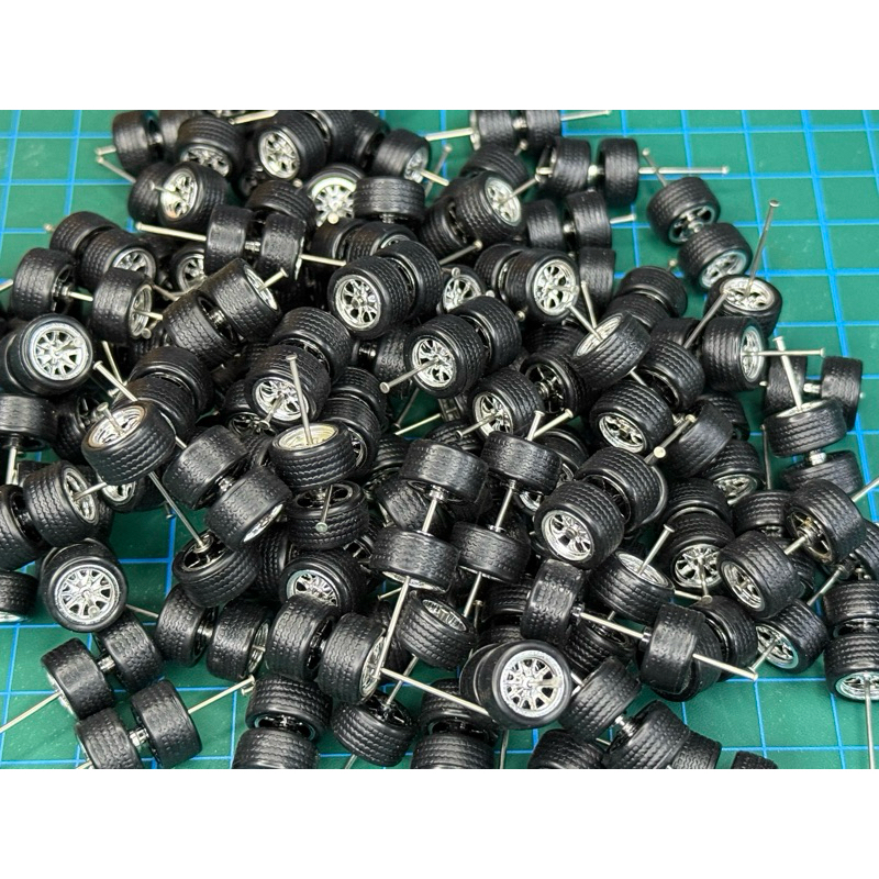 Rubber Wheels For Car Model 1:64 BBS Pattern Sold In A Lot There Are 3 ...
