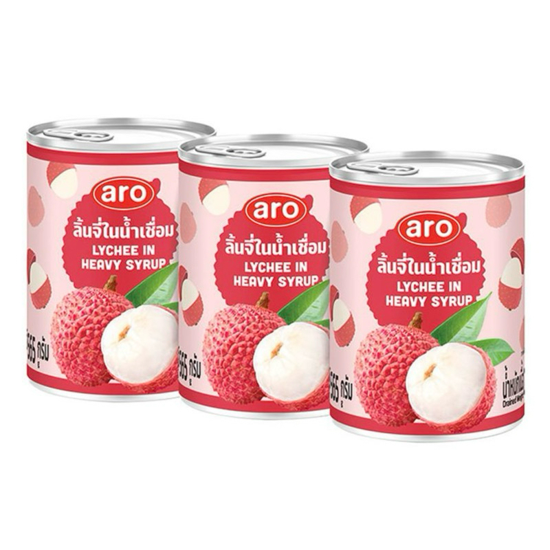 Aro Lychee In Syrup 565g X3 Cans Canned | Shopee Philippines