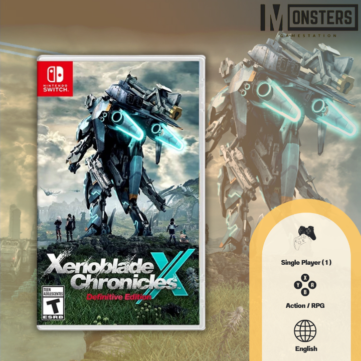 (Nintendo Switch) Xenoblade Chroniclestm X: Definitive Edition | Shopee ...