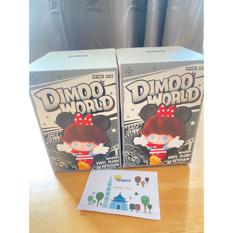 Checkcard Pattern-POP MART DIMOO WORLD X DISNEY Series-Vinyl Plush ...