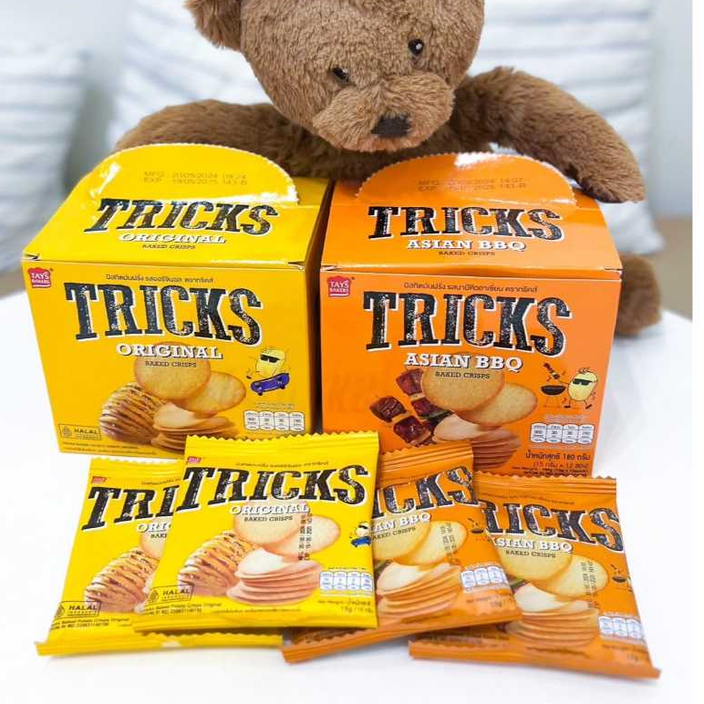 (1 Box 12 Packs) Tricks (Tricks) Baked Potato Chips Low Calorie ...