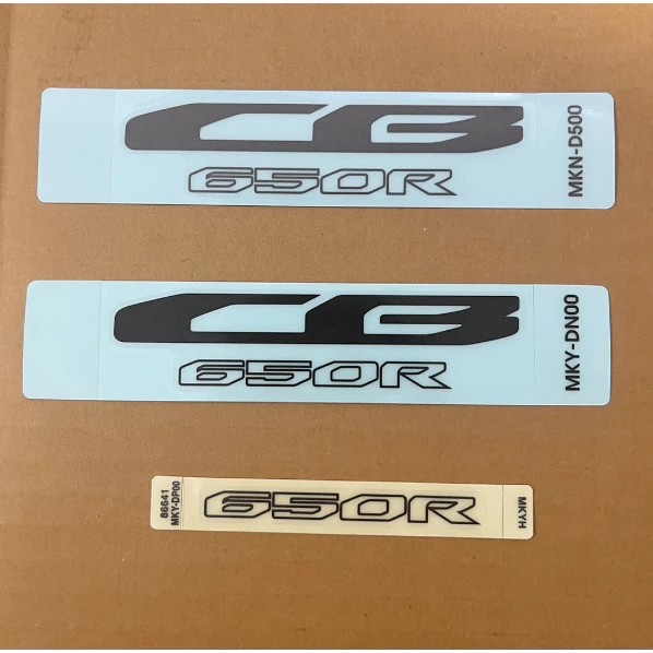 HONDA Genuine Sticker CB650R CB650 Radiator Wing Brand CB650R CB650 New ...
