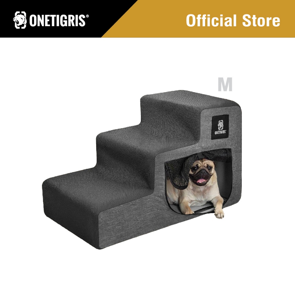 OneTigris Pet Stairs Dog Steps Storage Box With Sleeping Compartment ...