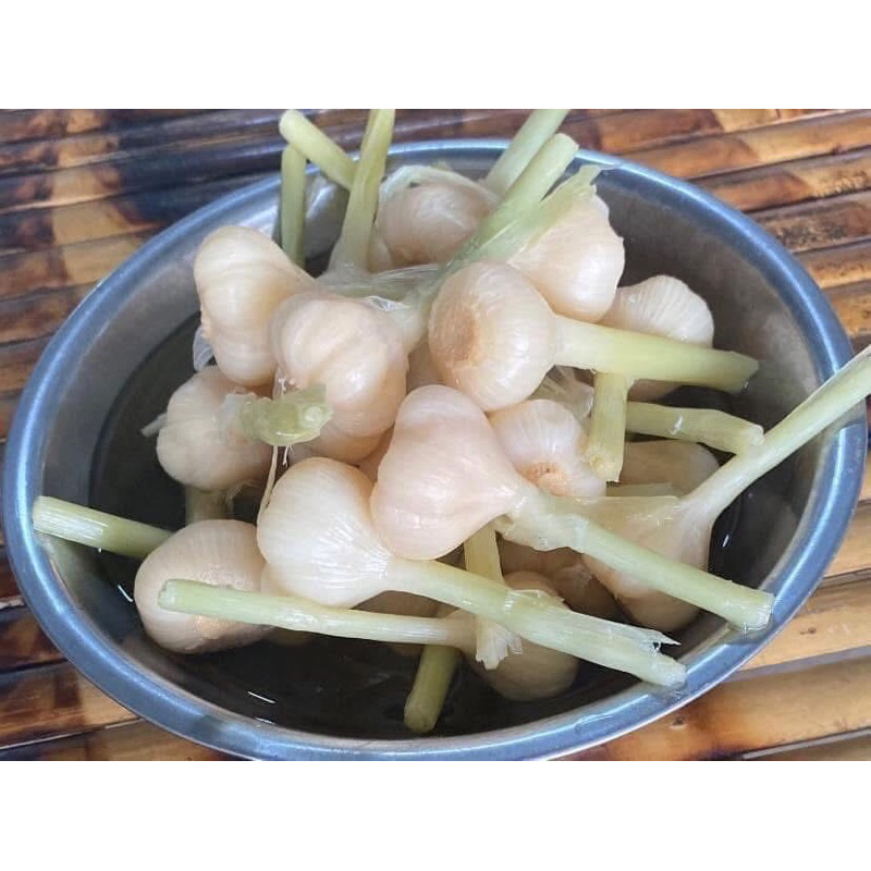 Very Good Selling Pickled Garlic Eaten With Chili Paste Delicious (500g ...