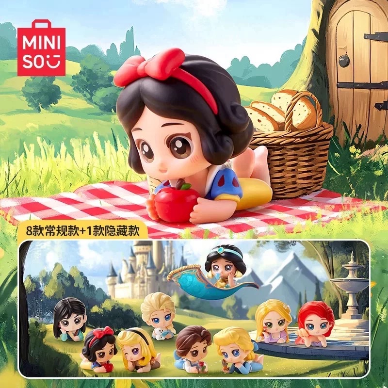 MINISO Disney Princess Afternoon Nap Authorized Ariel Mulan Jasmine ...