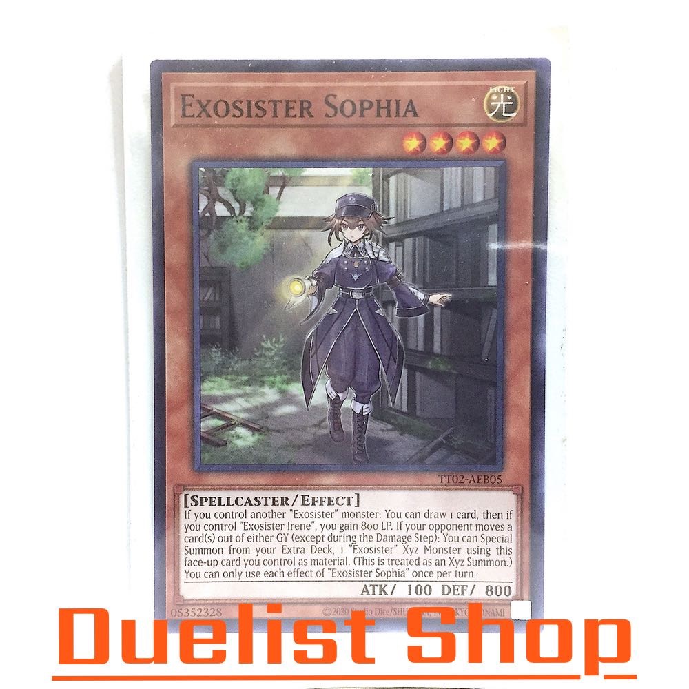 Exosister Sophia (N) Monster Light Level4 [ Spellcaster/Effect] TT02 ...