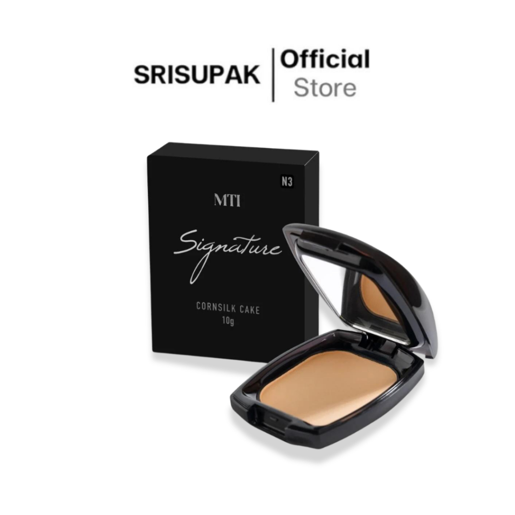 MTI Fine Foundation Powder Corn Silk Light Coverage Oil Control All Day ...