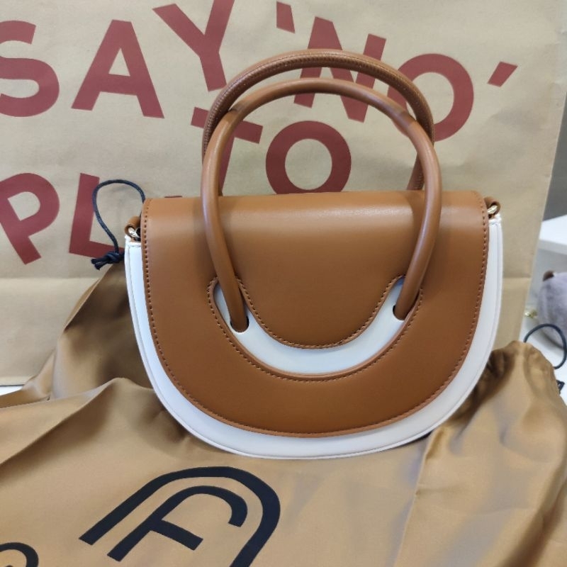 New New Handbag Handbag With Long Shoulder Strap AGE FREE BAG Brown ...