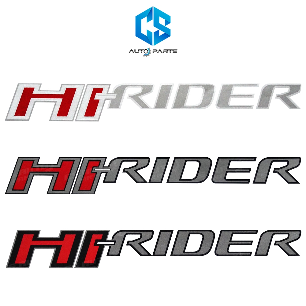 HI-RIDER Sticker-FORD RANGER Year 12-15 (Stick On The Tailgate ...