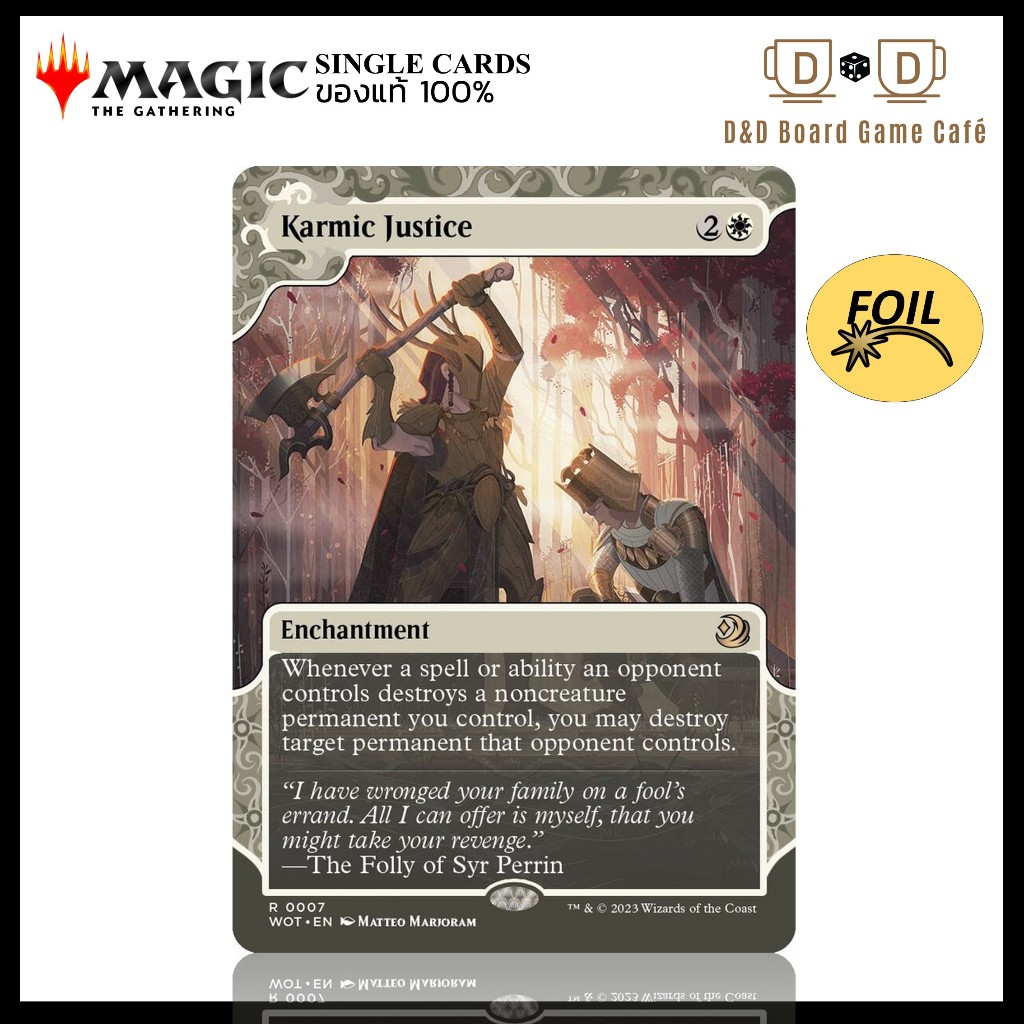 [MTG] Karmic Justice (FOIL) MTG Magic The Gathering Single Card [WOT] | Shopee Philippines