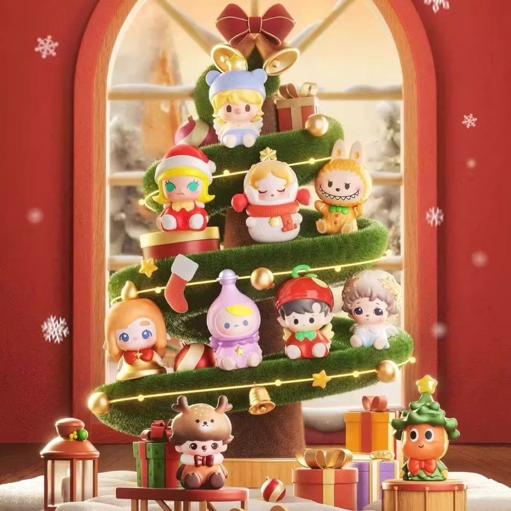 POP MART BEAN Selected Christmas party Series Twinkle DIMOO LABUBU ...