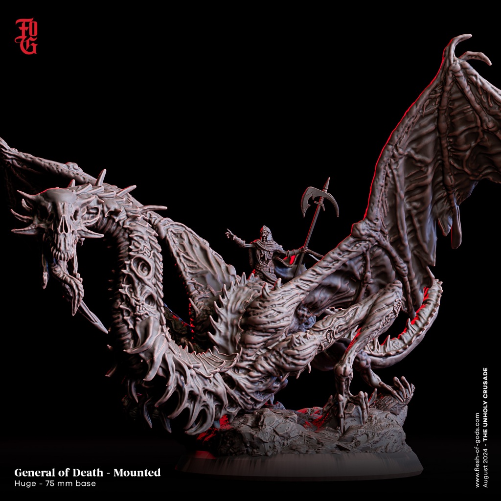 [The Unholy Crusade] Dragon of Death-Model For DnD Miniature [Made to ...