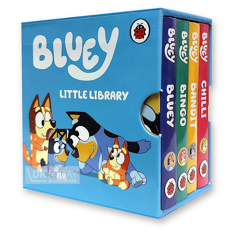 DKTODAY Ladybird Book: Mini Bluey Little Library Box set (4 Books ...