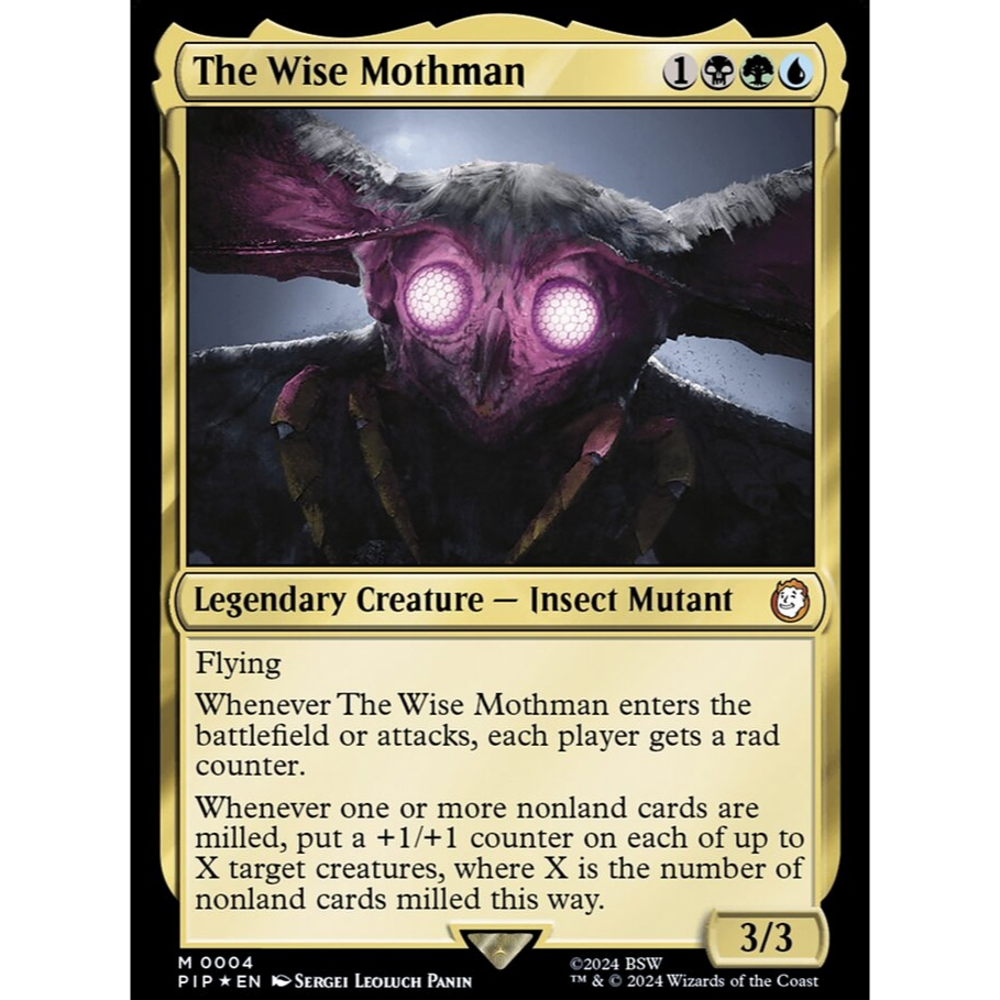 the Wise Mothman [Foil] PIP Fallout Card Magic the Gathering [MTG ...