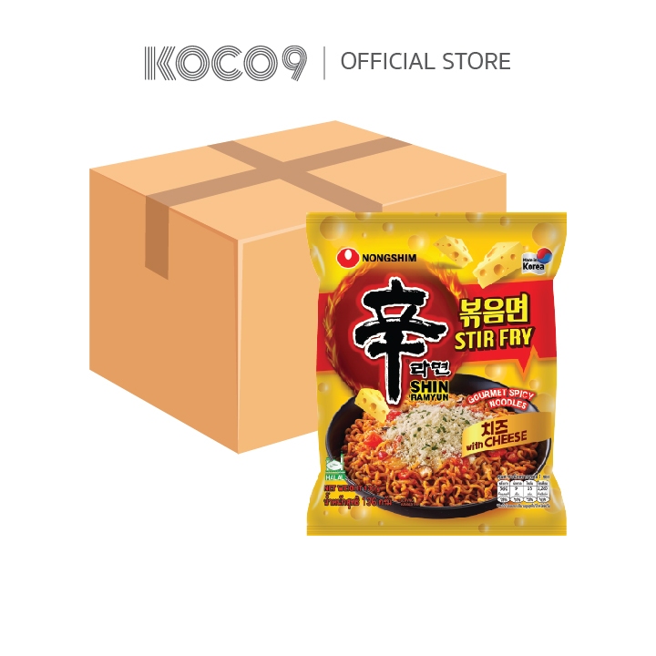 [Carton Type] Nongshim ramyun Stir Fry Cheese Instant Noodles Farmer's ...