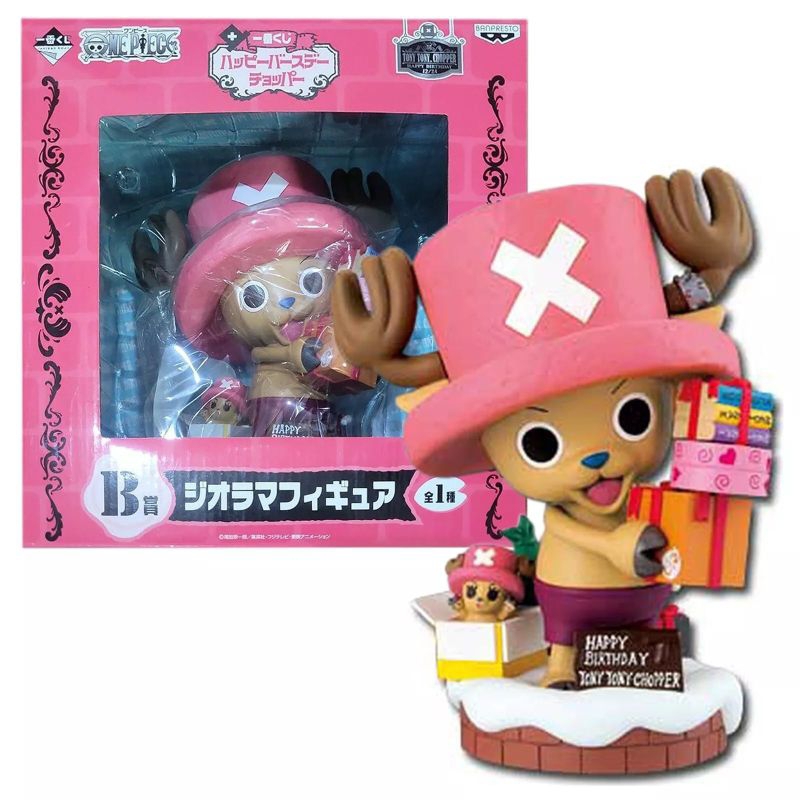 Shopper Draw-Ichiban Kuji One Piece Chopper Happy Birthday Diorama ...