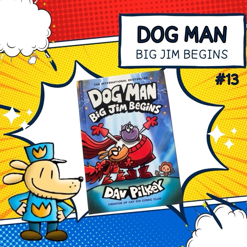 New!! comic book Dog man 13 cat kid Split English Fun Must Read dav ...