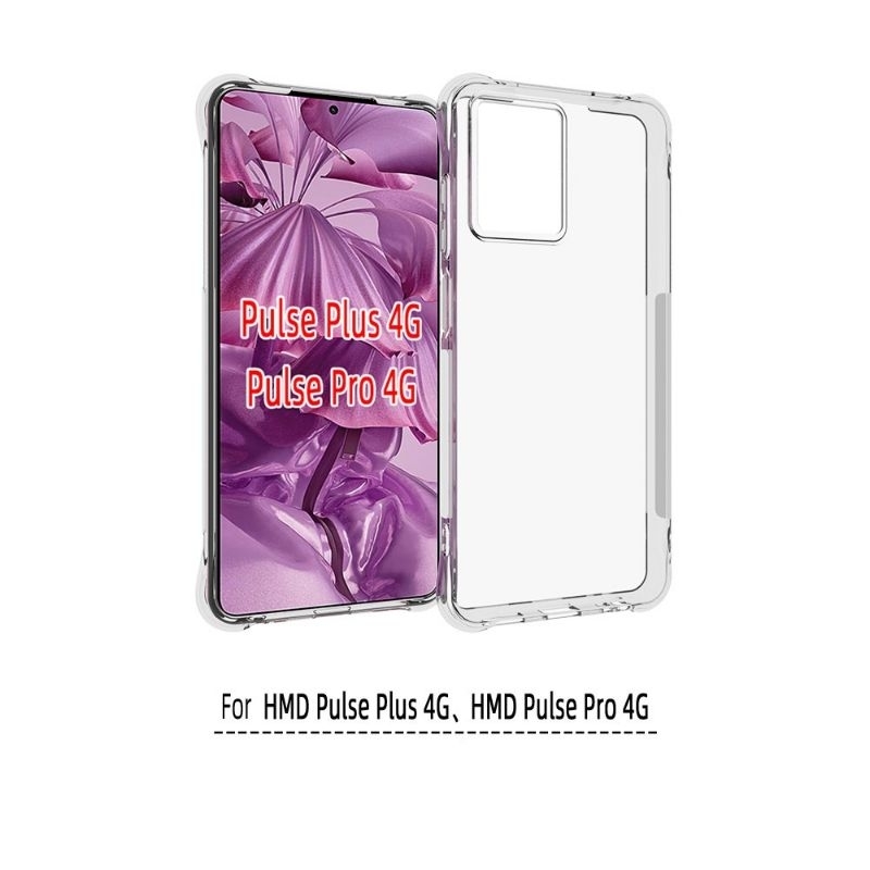 HMD Pulse Pro/Plus Case Clear TPU Reinforced Edges And Shockproof ...