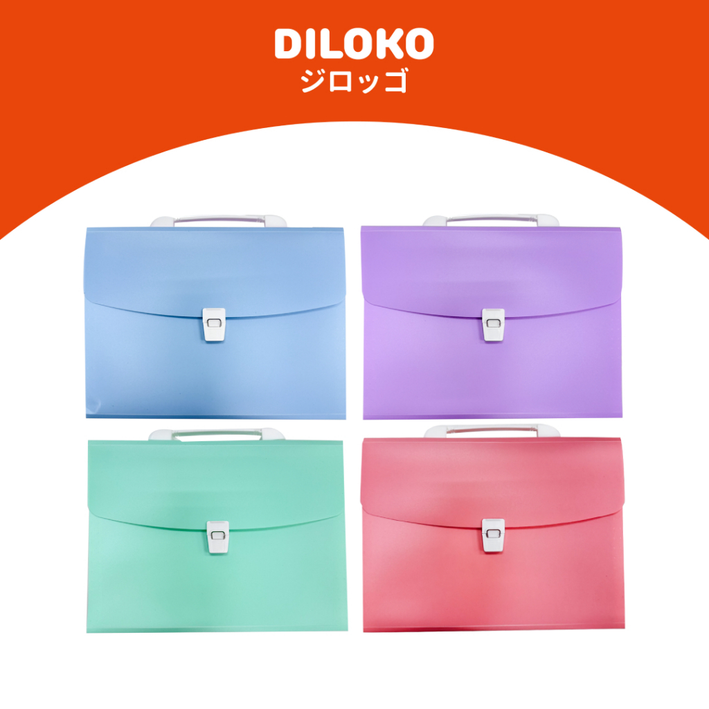 DILOKO 12-Compartment File Folder A4 Size Strong And Durable Can Hold ...