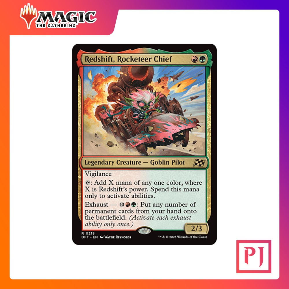 [MTG] Redshift Rocketeer Chief [DFT] [MULTI] [RARE] [NORMAL] [ENG] (Magic Card/Magic the ...