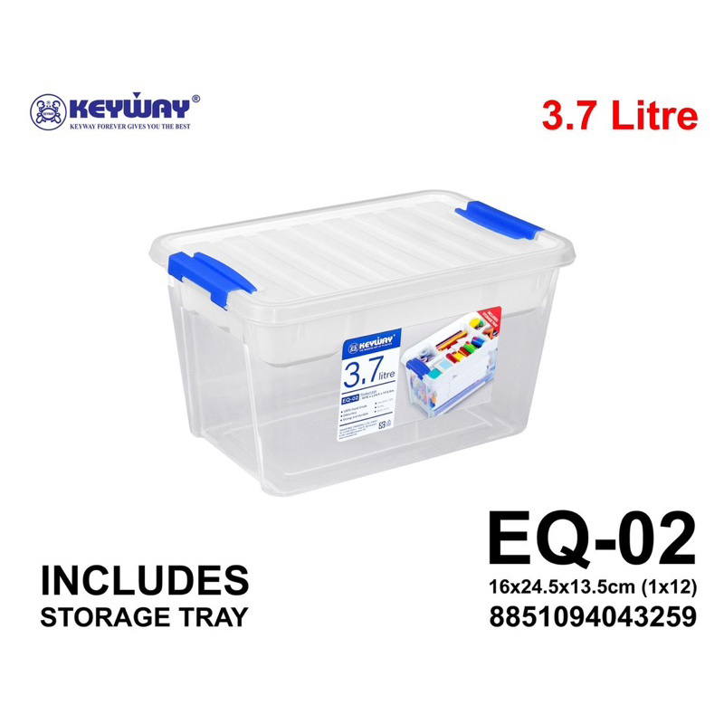 Keyway Multipurpose Box Model EQ-02 (3.7 Liters) | Shopee Philippines