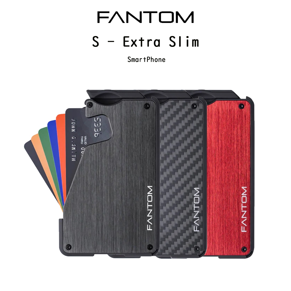 FANTOM S-Extra Slim 4-7 Card Holder Premium Grade For SmartPhone And ...