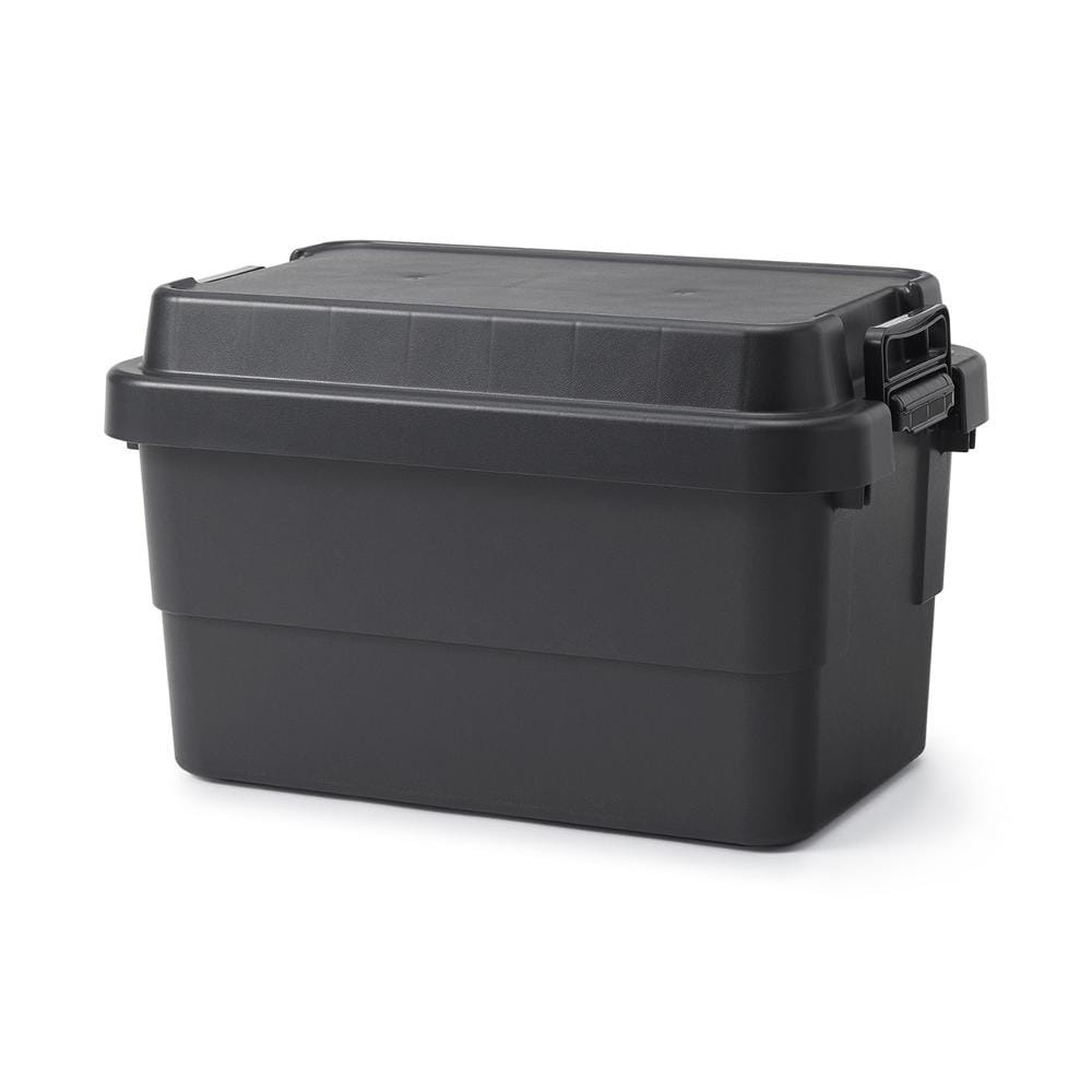 MUJI Medium Pressure Resistant Storage Box M – Black (50L) Strong And ...