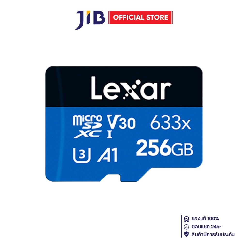 256 GB MICRO SD CARD (MICRO CARD) LEXAR HIGH-PERFORMANCE 633X BLUE ...