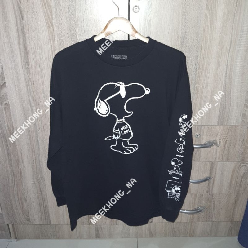 Long Sleeve Stretch snoopy Authentic Good Picture With Defects On The ...