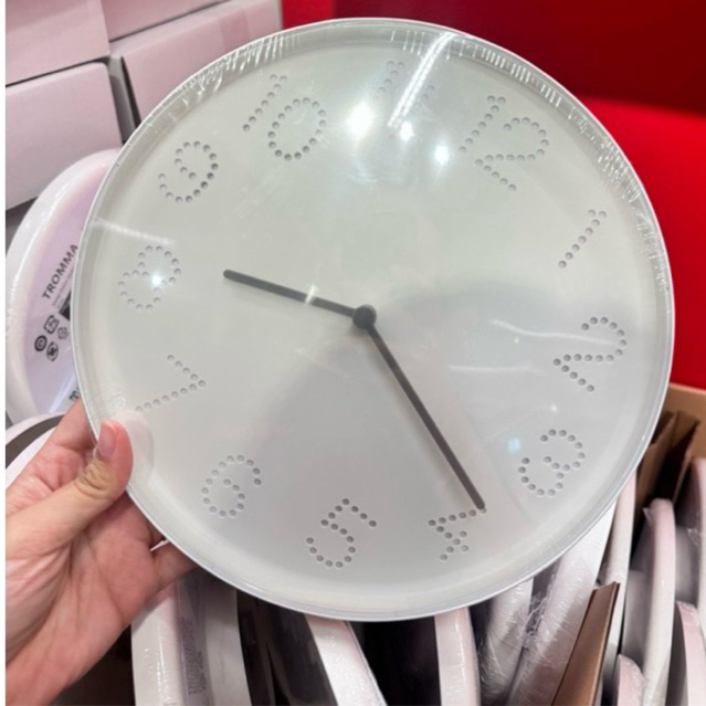 IKEA (IKEA) White Wall Clock Size 25 Cm | Shopee Philippines