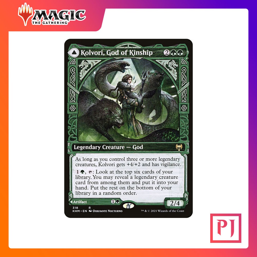[MTG] Kolvori God of Kinship // The Ringhart Crest (Showcase) [KHM ...