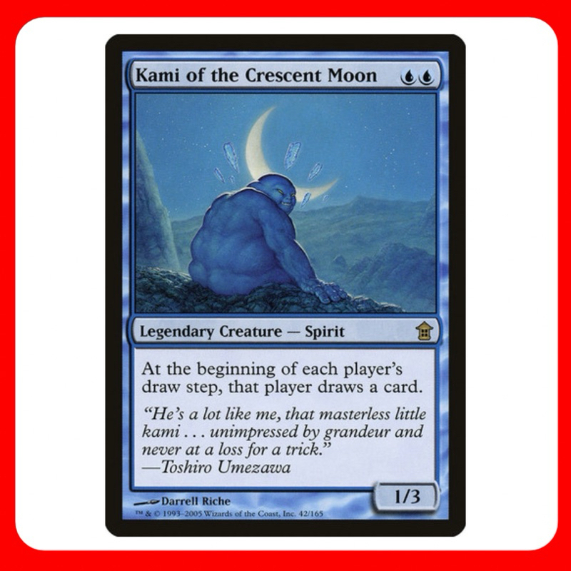 [MTG] Kami of the Crescent Moon [SOK] [BLUE] [RARE] [NORMAL] [ENG ...