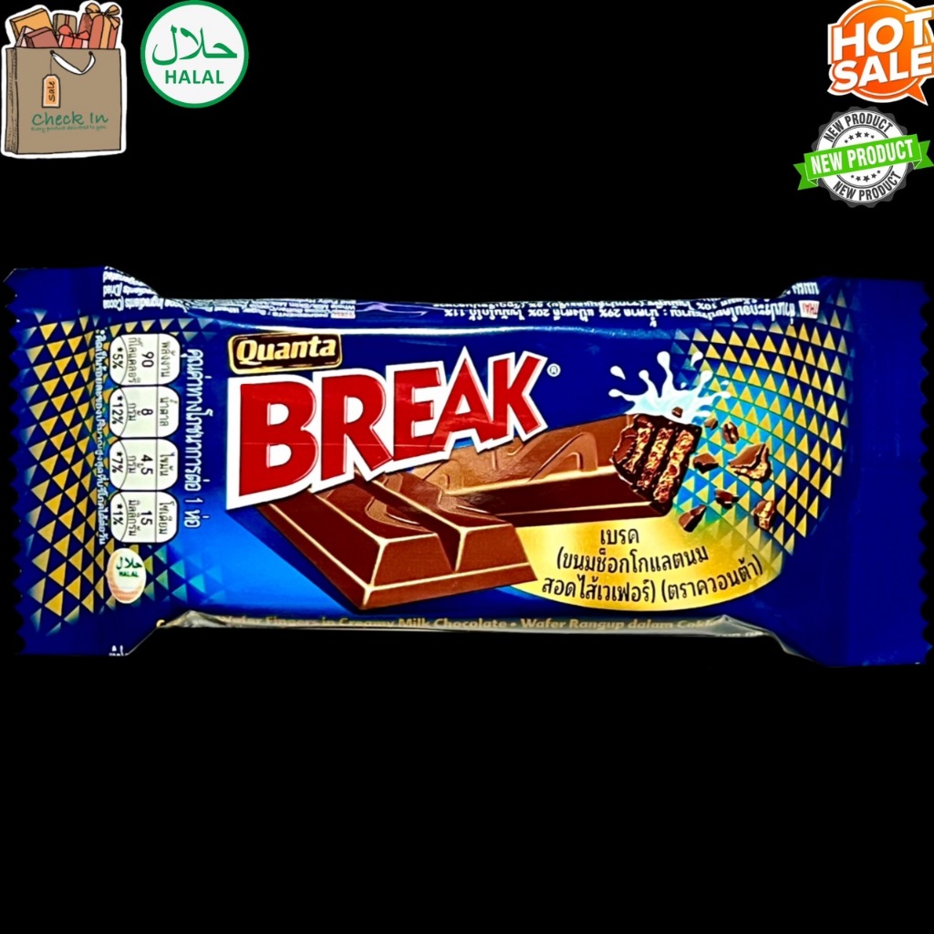 Quanta Break Brake Milk Chocolate Dessert Filled With Wafers Kranta ...
