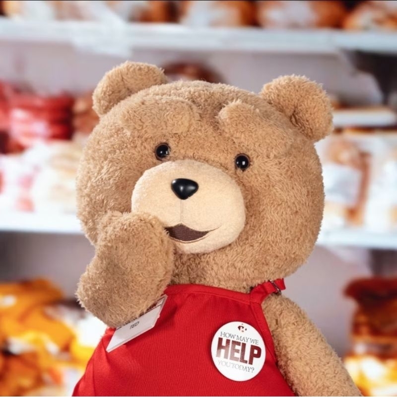 Authentic 1 POP MART (Ted2) ted action plush doll (Can Use Code Shopee ...