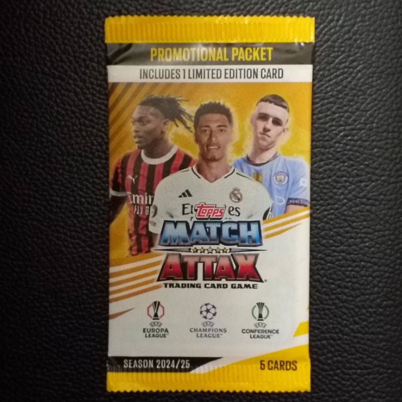 (Sealed Pack) Football Random Envelope MATCH ATTAX 2024/25 PROMOTIONAL ...