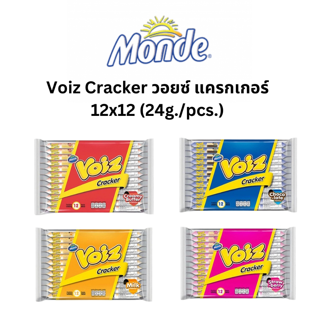 VOIZ Cracker Voice With Various Flavours Cream Bundle 12'S x 24g ...