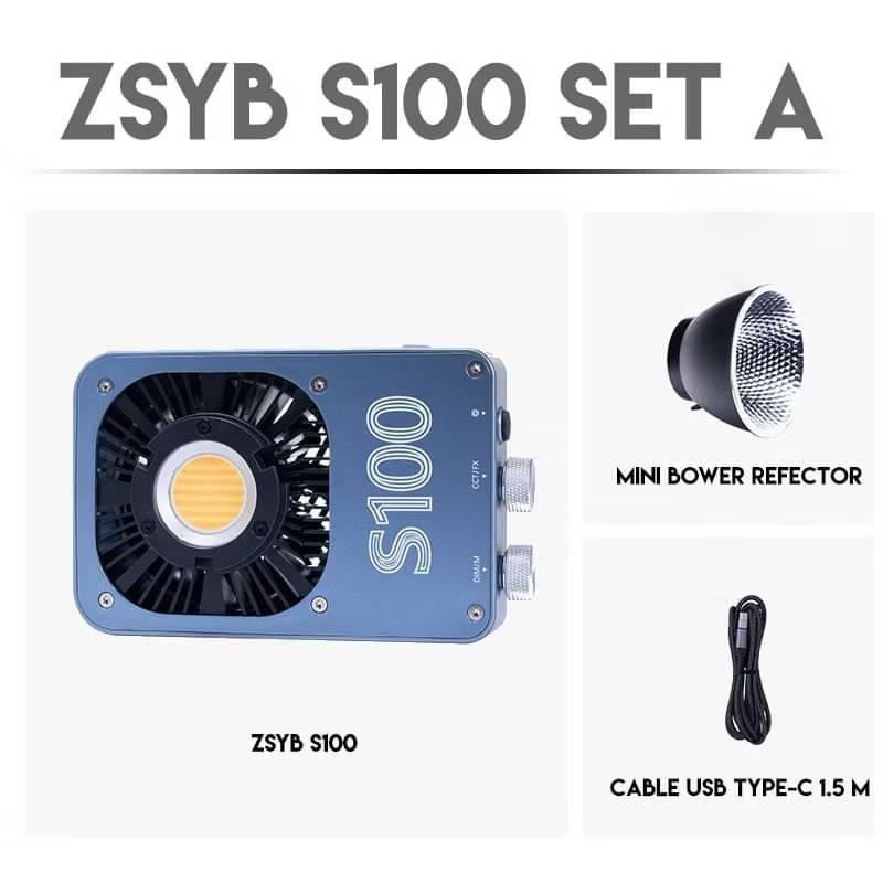 Zsyb S100 New Arrival Easy Portable Light Handheld Video 100W Color ...