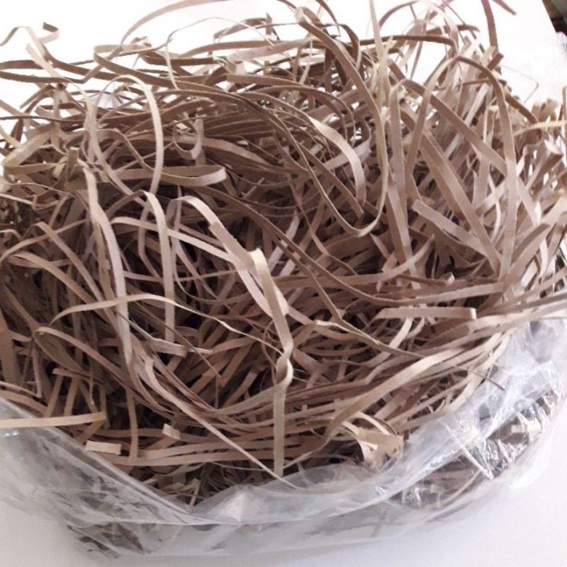 Shredded Paper Shockproof Brown Pack Of 200 Grams Width 4 Mm Fluffy ...