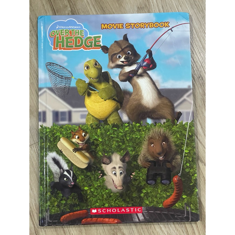 A 4/English Hardcover Storybook Over the Hedge Movie For Training Fun ...